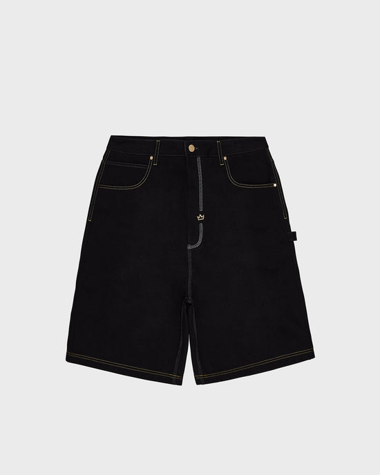 Sequin Gold Jorts | Gold Sequin Logo Jorts | Minus Two – Minus Twø